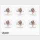 She's Been Scooped Up Chocolate Shower Favor Classic Round Sticker | Zazzle