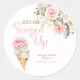 She's Been Scooped Up Custom Classic Round Sticker | Zazzle