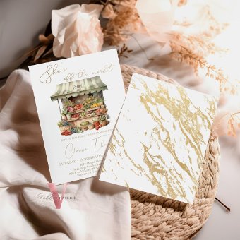 She's Off The Market Bridal Shower Invitation | Zazzle