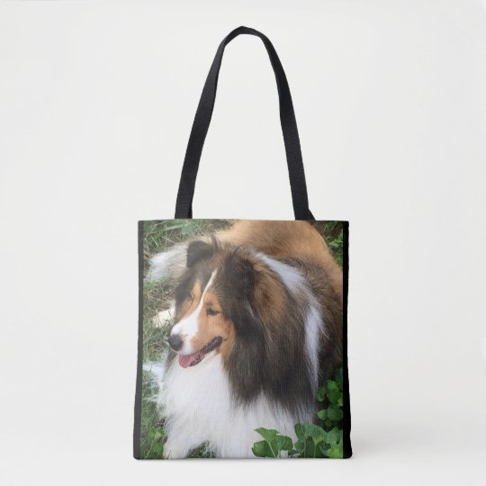 Shetland Sheepdog, Sheltie Addict Totebag Tote Bag | Zazzle.com