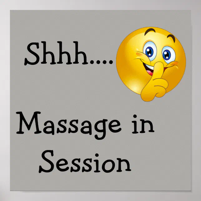 Shh emoji poster | Zazzle