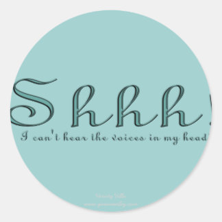 Shhh Stickers | Zazzle