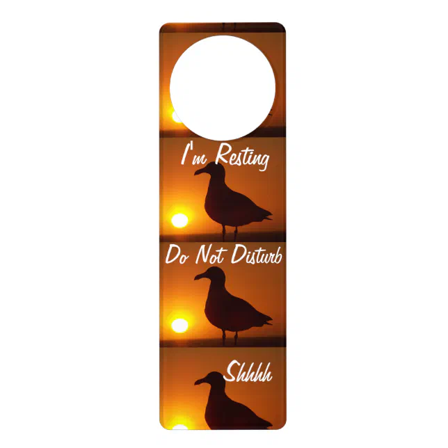 Shhh..._ Door Hanger | Zazzle