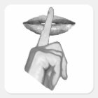 Shhh... It's aSurprise! Classic Round Sticker | Zazzle.com