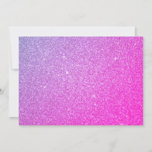 Shhh! Surprise Purple Pink Birthday Party Photo Invitation | Zazzle