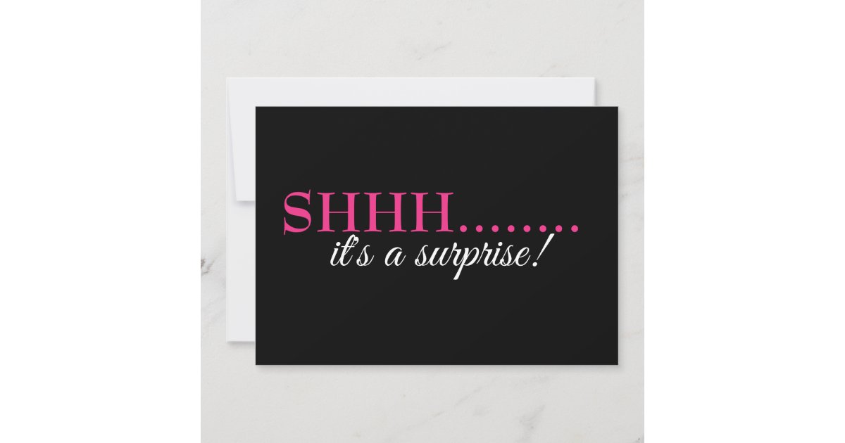 Shhh Surprise Seventieth 70th Birthday Party Invitation | Zazzle