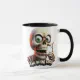 SHHHH... No One Cares Skeleton With Green Eyes Mug | Zazzle