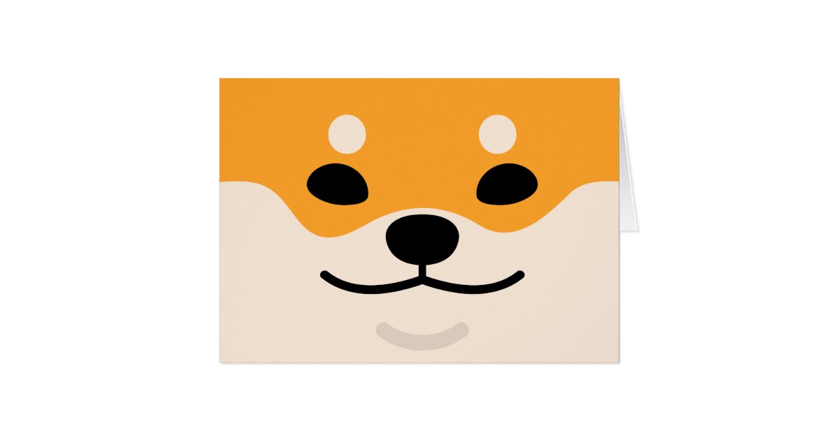 Shiba Inu Card | Zazzle