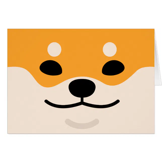 Shiba Inu Card | Zazzle