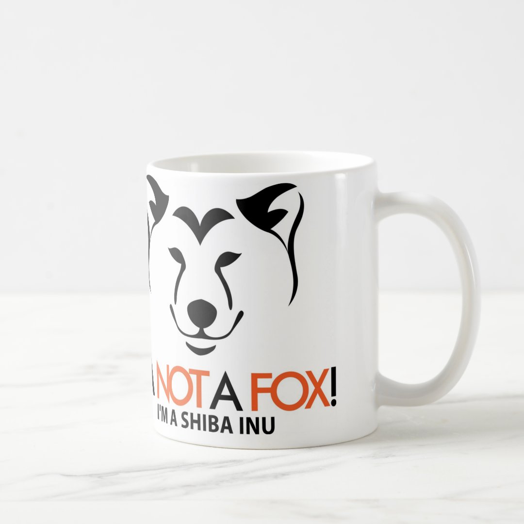Shiba Inu: I'm Not a Fox Official Mug | Zazzle