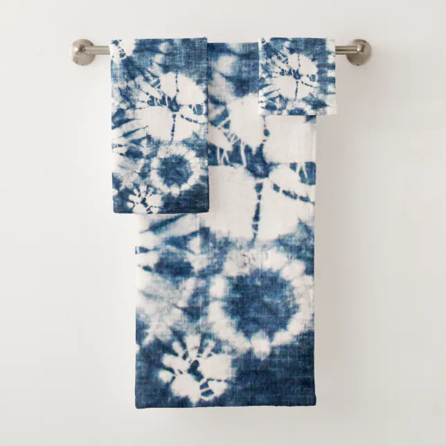 Shibori Bath Towel Set | Zazzle
