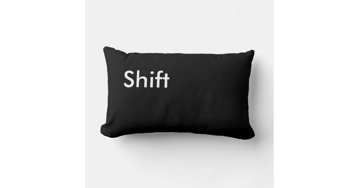 "Shift" Computer Key Pillow | Zazzle