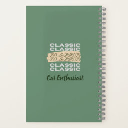 Shift into High Gear: Classic Car Notebook | Zazzle