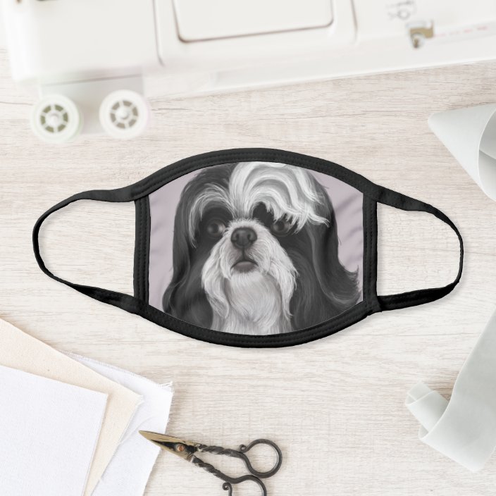 Shih tzu face mask | Zazzle.com