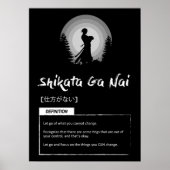 Shikata-ga-nai - Japanese Concept For Success Poster | Zazzle