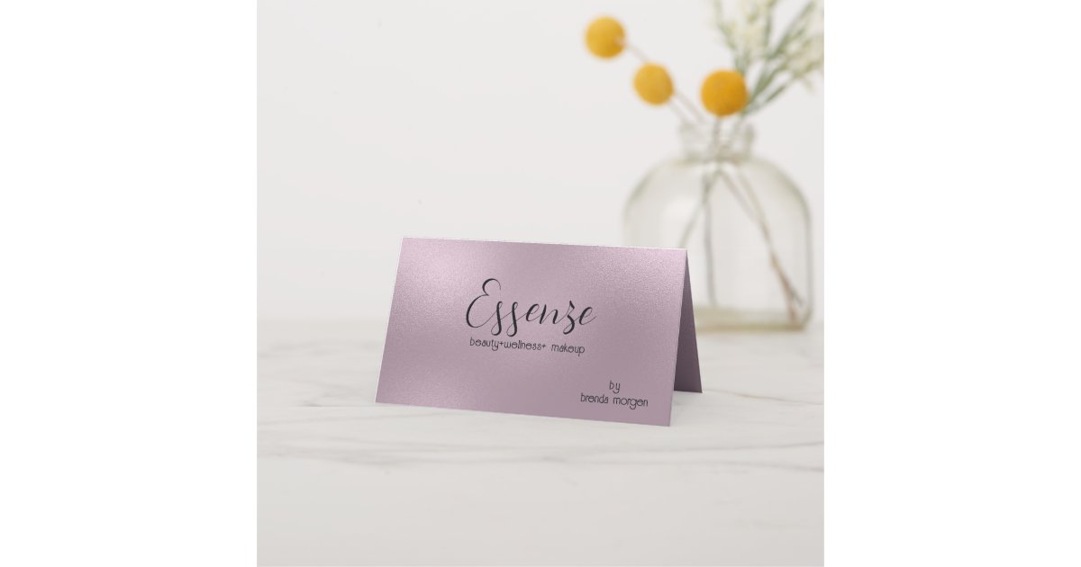 Shimmering Muted Purple Modern Background Loyalty Card | Zazzle