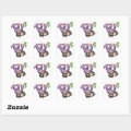 Shin Hebrew Aleph Bet Alphabet Chimpanzee Stickers | Zazzle