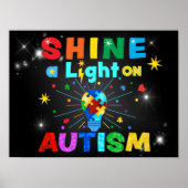 SHINE a Light on AUTISM Poster | Zazzle
