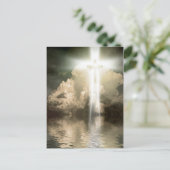 Shining cross postcard | Zazzle