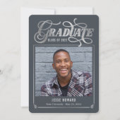 Shining Future Editable Color Graduation Card | Zazzle