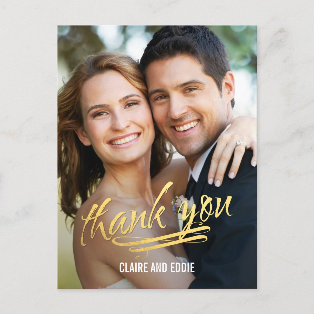 Shining Moment Photo Thank You Card | Zazzle