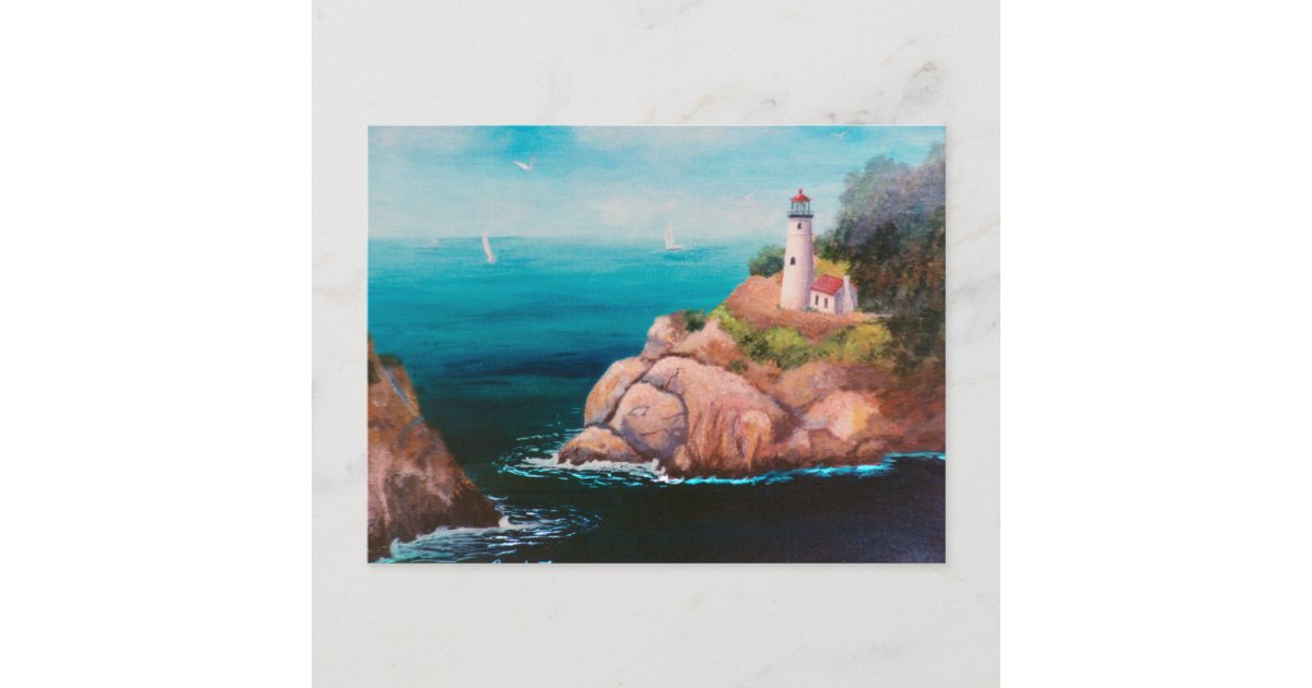 Shining Point Lighthouse Postcard | Zazzle