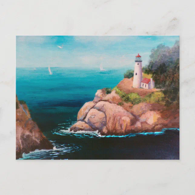 Shining Point Lighthouse Postcard | Zazzle