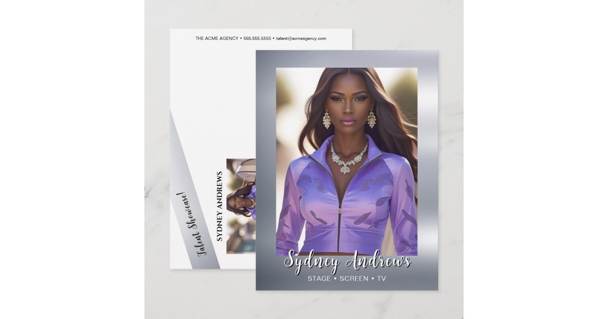 Shining Stars Talent Showcase Postcard Invitation | Zazzle