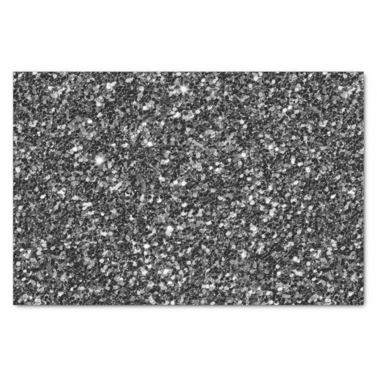 Shiny Black Glitter Tissue Paper | Zazzle.com