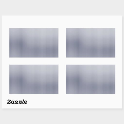 Shiny Brushed Aluminum Textured Rectangular Sticker | Zazzle