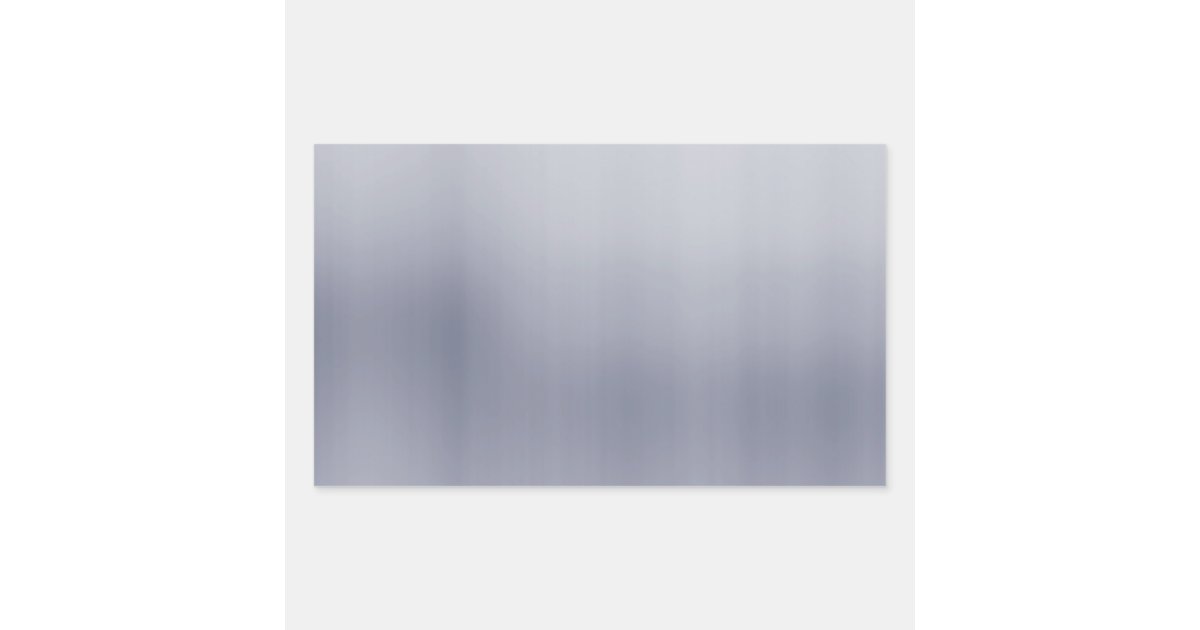 Shiny Brushed Aluminum Textured Rectangular Sticker | Zazzle
