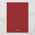 Shiny Mistletoe Magic Minimal Arch Photo Christmas Foil Holiday Card ...