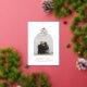 Shiny Mistletoe Magic Minimal Arch Photo Christmas Foil Holiday Card ...