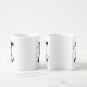 Shiny Silver Pi Symbol Coffee Mug Set | Zazzle