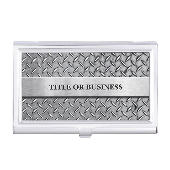 Shiny Stainless Steel Metallic Look - Professional Business Card Case ...