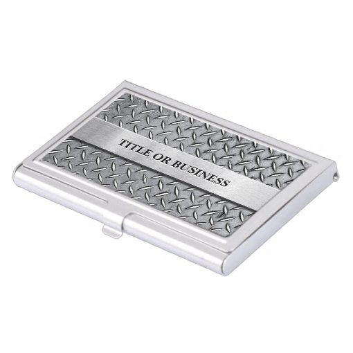 Shiny Stainless Steel Metallic Look - Professional Business Card Case ...