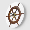 Ship Steering Wheel Clock | Zazzle