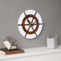 Ship Steering Wheel Clock | Zazzle