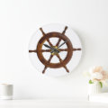 Ship Steering Wheel Clock | Zazzle