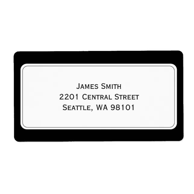 Shipping Address Labels | Zazzle
