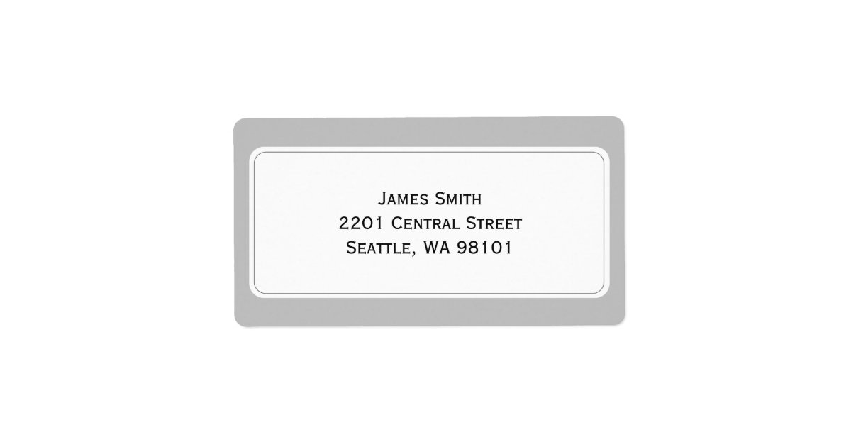 Shipping Address Labels | Zazzle