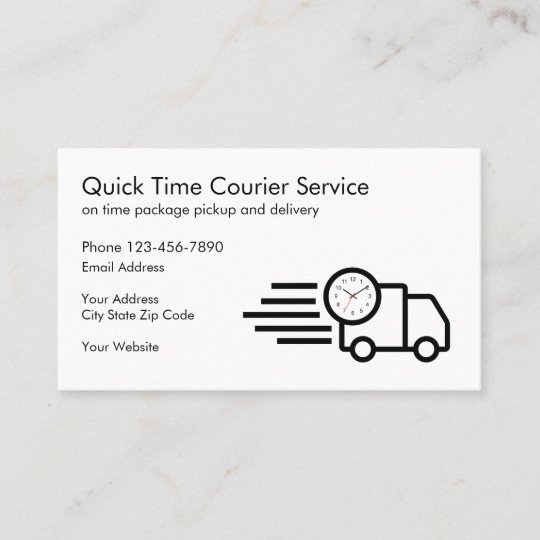 Shipping And Package Courier Business Card | Zazzle.com