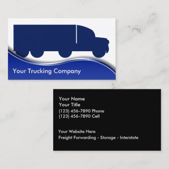 Shipping Business Cards | Zazzle