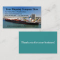 Shipping Company Business Card | Zazzle