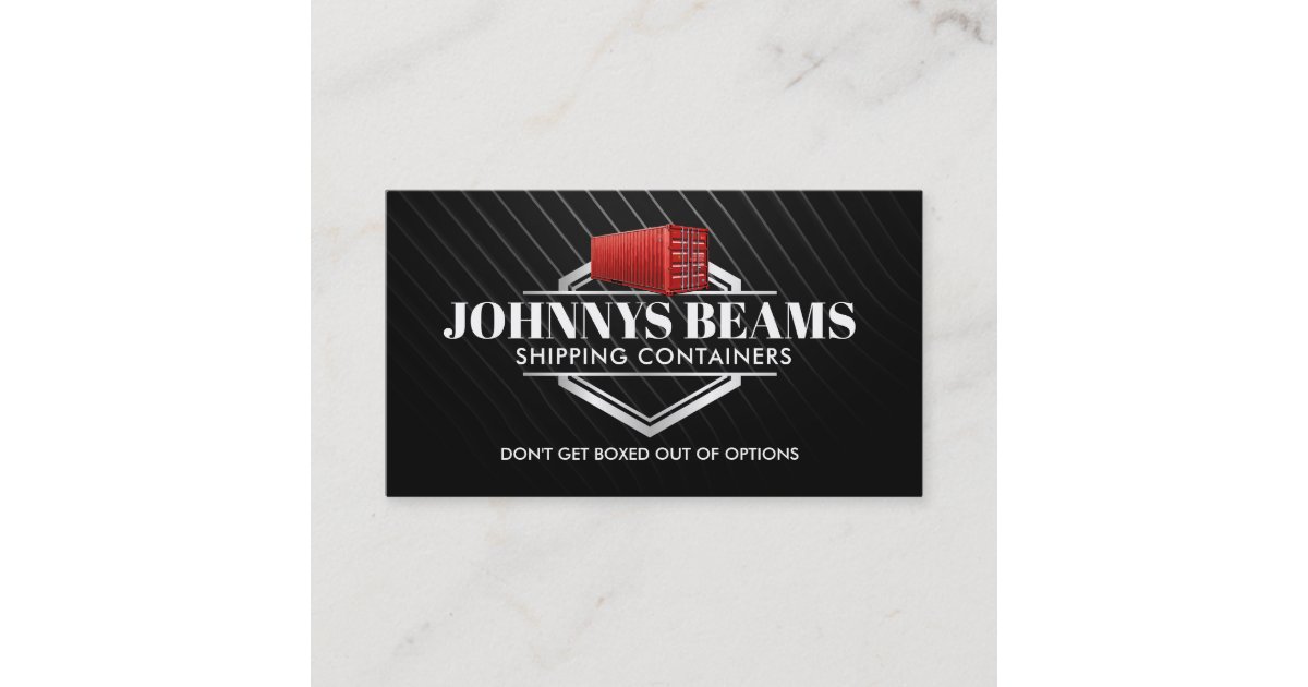Shipping Containers Business Cards | Zazzle
