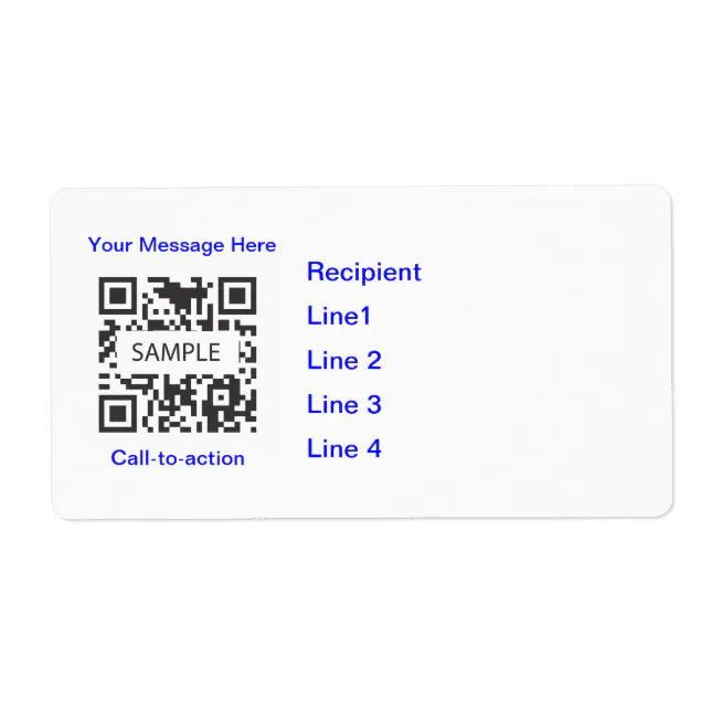 Shipping Label Template Generic 1 | Zazzle