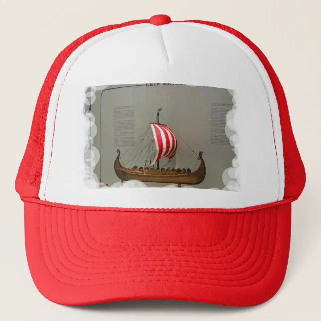 Ships of world Explorers, Leif Erikson Trucker Hat | Zazzle