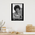 SHIRLEY CHISHOLM - BLACK HISTORY QUOTATION POSTER | Zazzle
