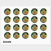 SHIVA AND PARVATHI CLASSIC ROUND STICKER | Zazzle