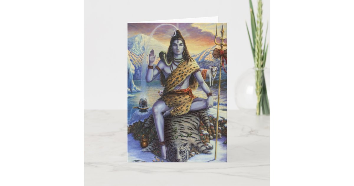 Shiva Mahadeva Card | Zazzle